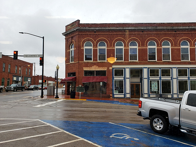Oklahoma Avenue's historic buildings stand shoulder to shoulder like old friends, each with stories that pair perfectly with local cuisine.