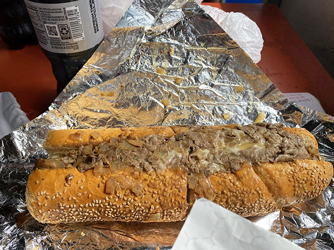 Strings of melted provolone stretch like the finale of a cheese commercial&mdash;this is what sandwich dreams are made of.