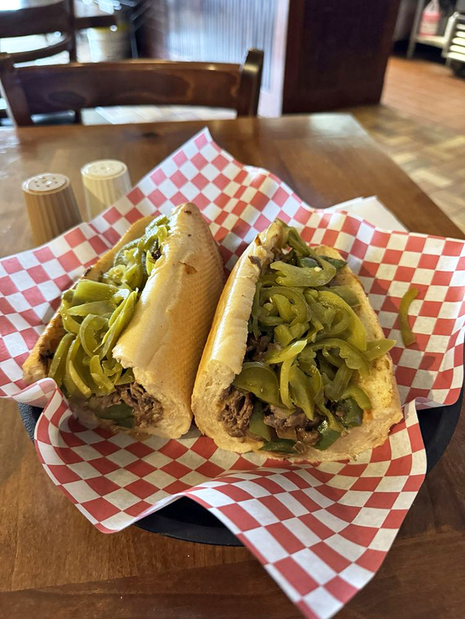 When your taste buds need a wake-up call! This cheesesteak hoagie with jalapeños doesn't just knock – it kicks the door down.