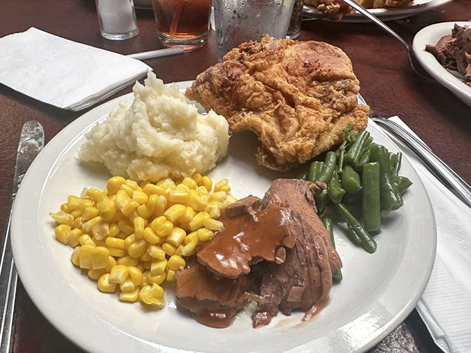 When Midwesterners say "family style," they mean business. This spread of comfort classics could feed a threshing crew&mdash;or one very determined food lover.