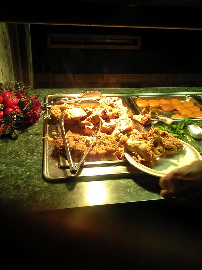 Golden-brown fried chicken that makes Colonel Sanders look like an amateur. The kind of crispy perfection worth driving across state lines for.