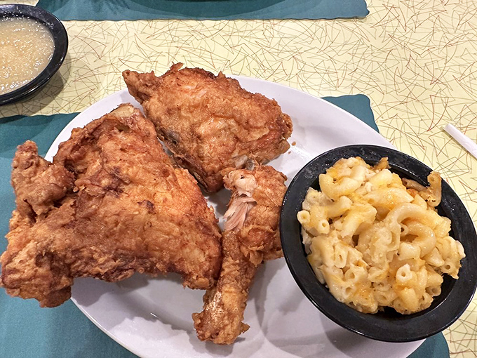 Mac and cheese that doesn't come from a blue box &ndash; this is the real deal, creamy and rich enough to make you contemplate licking the bowl.