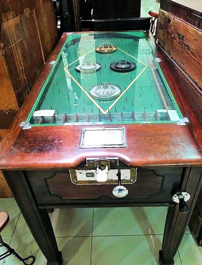 Not your Xbox: A vintage tabletop baseball game that entertained families before screens dominated our attention spans. Analog fun at its finest.