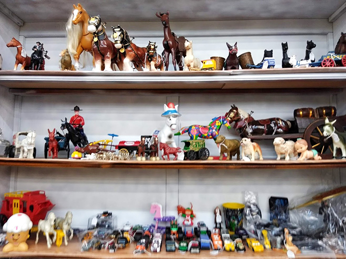 A cavalry of miniature horses stands at attention, ready to gallop off shelves and into the hearts of collectors and eight-year-olds alike.