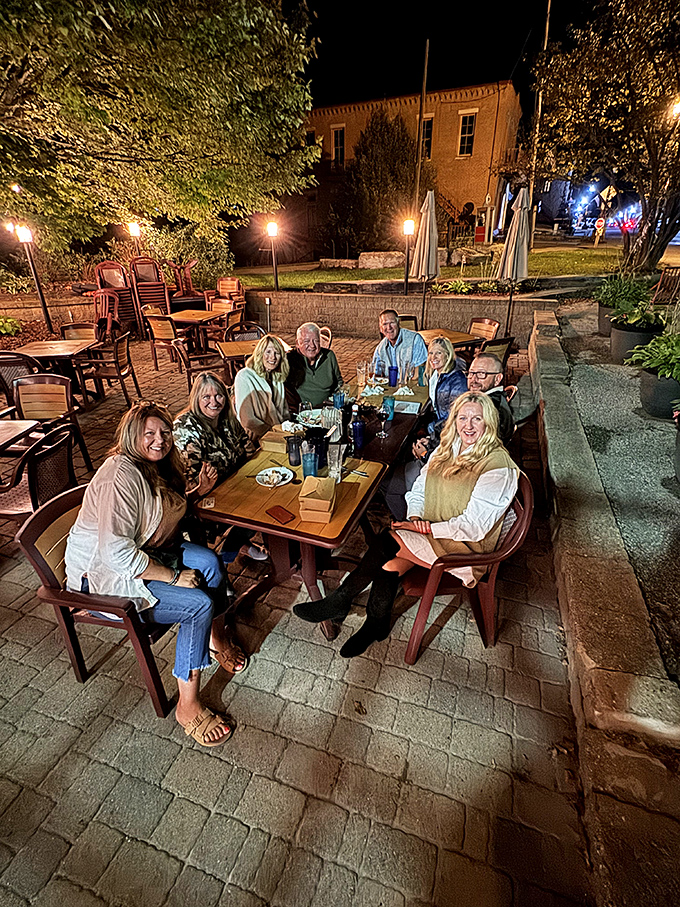 Nothing says "Minnesota nice" quite like friends gathering on a restaurant patio, where laughter flows as freely as the local craft beer.