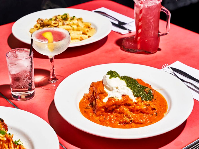 The kind of lasagna that doesn't just sit on your plate—it practically introduces itself and asks about your day.