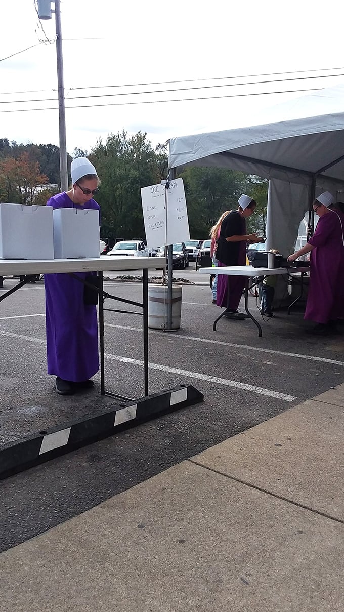 In Amish Country, food festivals are serious business. These women prepare traditional treats with the precision of surgeons and the wisdom of generations.