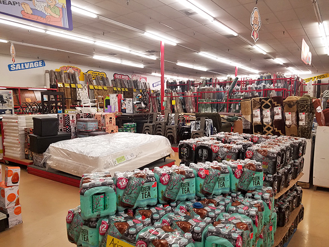 Beneath the triumphant "70% OFF" banner, kitchen tools await their moment to shine in some lucky home cook's next culinary adventure.