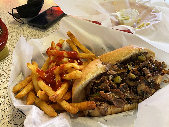 Like a love letter from Philadelphia delivered to North Carolina&mdash;this original Philly steak orchestrates a perfect harmony of meat, cheese, and bread.