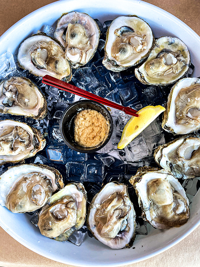 A dozen glistening oysters on the half shell&mdash;nature's perfect appetizer with just a squeeze of lemon and a dash of horseradish. 