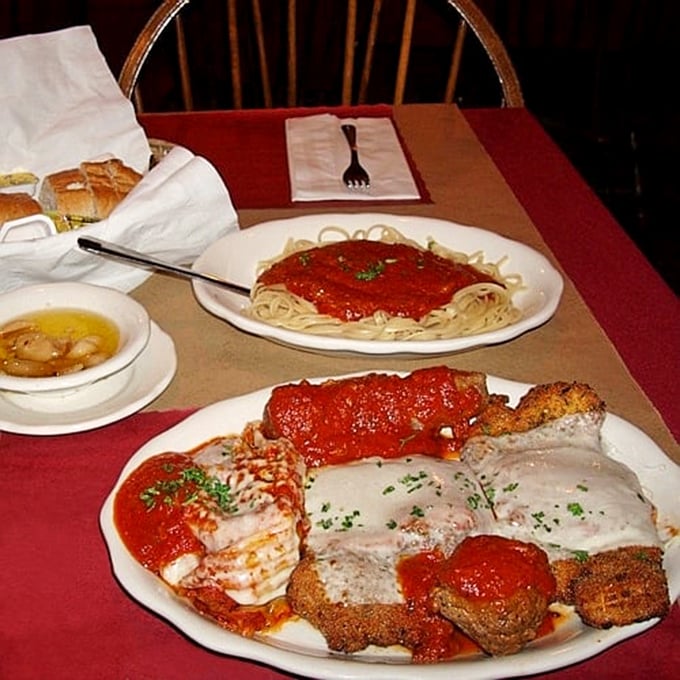 A plate that answers the eternal question, "Why choose one when you can have them all?" Italian indecision never looked so appetizing.