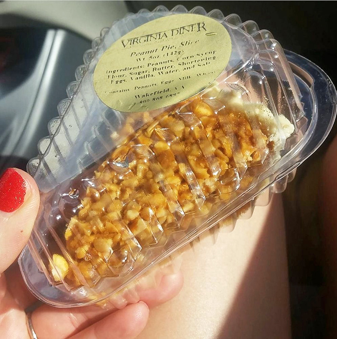 Peanut pie to go? Smart move. This portable slice of Virginia sunshine has saved many a road trip from snack emergency.