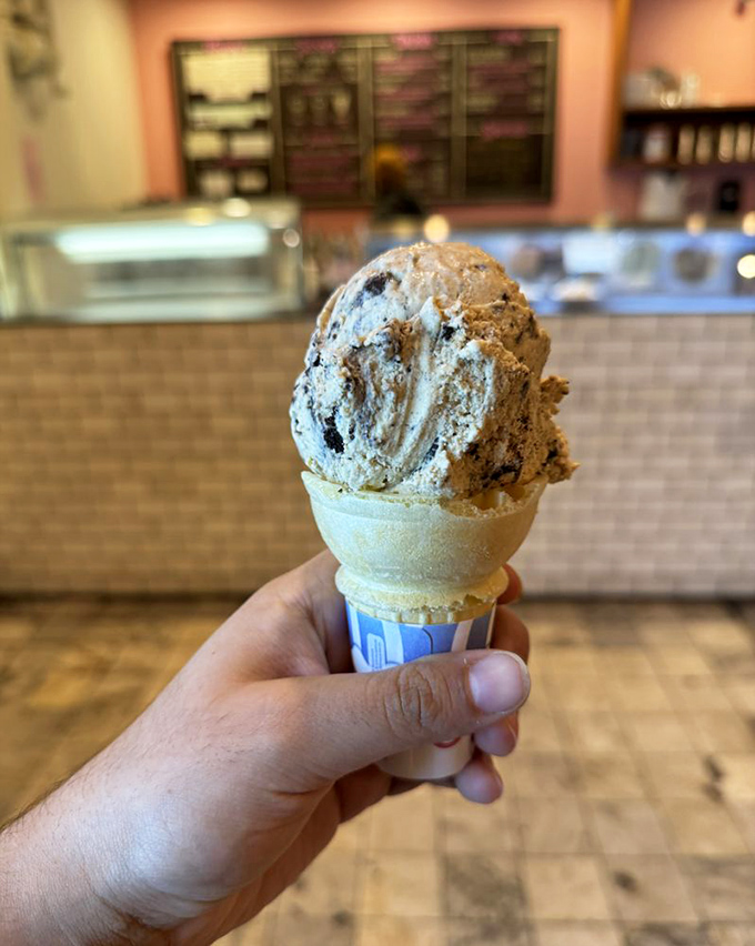 Pumpkin with cookie pieces that somehow manages to taste like fall memories you haven't even made yet. Nostalgia in a cup.