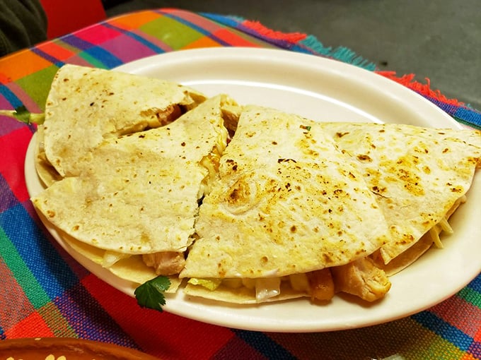 Quesadillas that achieve that mythical balance: crispy exterior giving way to a molten cheese interior that stretches with each bite.