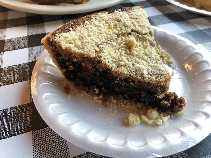 Shoofly pie&mdash;molasses magnificence that's simultaneously humble and extraordinary, like the dessert equivalent of finding out your quiet neighbor used to be a rock star.