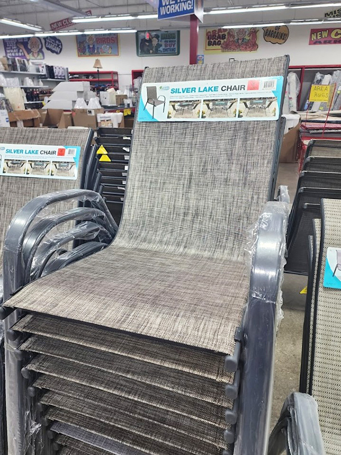 Patio season approaches! These Silver Lake chairs are ready to support your summer lounging ambitions without collapsing your bank account.