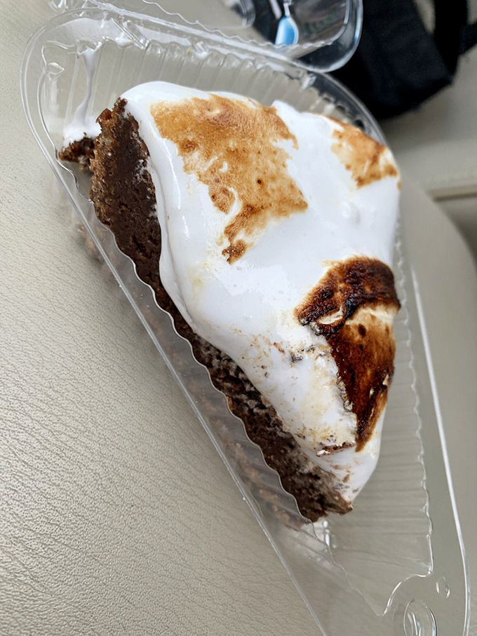 S'mores in pie form means no campfire required, just a fork and a moment of silence for how good this is.