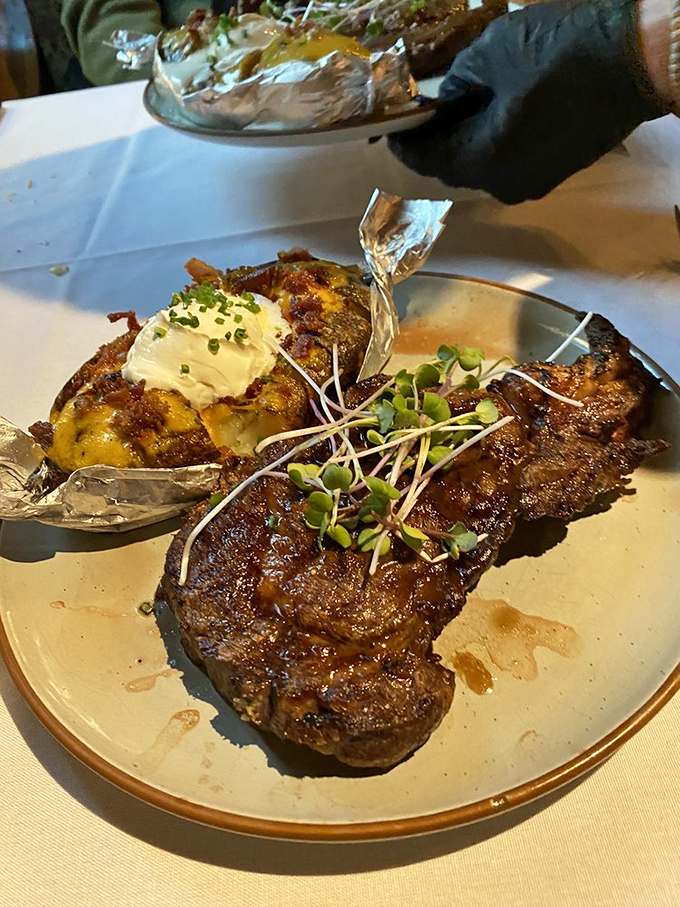 Steak and loaded baked potato&mdash;the Fred Astaire and Ginger Rogers of dinner plates. They've been dancing together for decades because they're simply perfect partners.