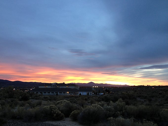 Nature's nightly light show doesn't require tickets or reservations &ndash; just a comfortable chair and an appreciation for the desert's dramatic sunsets.