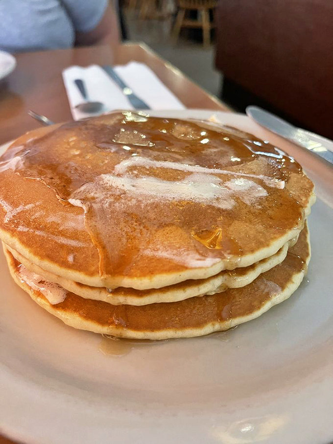 Behold the stackable art form that's been perfecting mornings since before Instagram could document it. Syrup application pending.