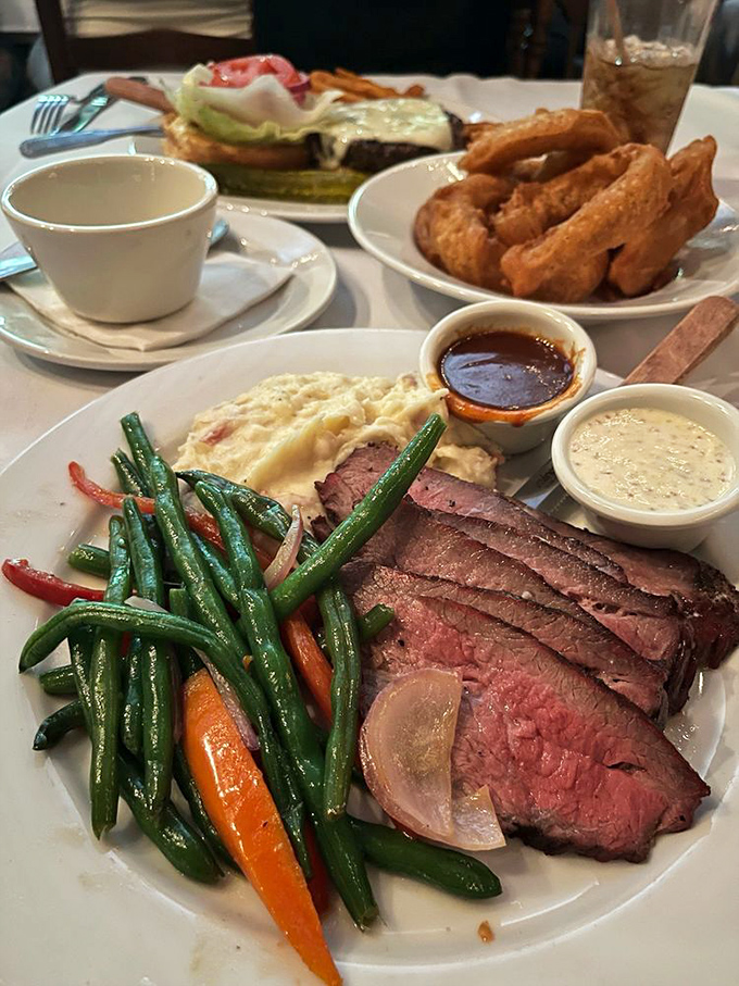 Not just a meal but a feast worthy of royalty&mdash;perfectly pink tri-tip, garden-fresh vegetables, and sides that refuse to be upstaged.