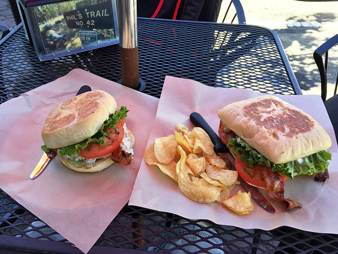The dynamic duo: Two BLTs with house-made chips. Like Batman and Robin, if they were delicious and didn't fight crime. 