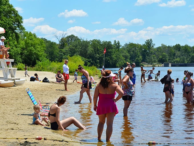 Beach day memories in the making. Where "I'm bored" doesn't exist in anyone's vocabulary and smartphone reception becomes blissfully irrelevant.