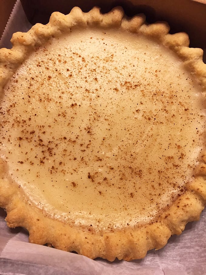 Behold the golden-crusted perfection! Those delicate crimps around the edge are the loving fingerprints of someone who understands dessert.