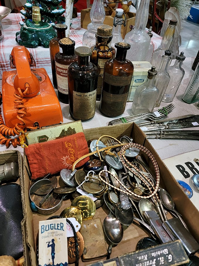 Old medicine bottles and rotary phones&mdash;relics from when "viral" meant you needed one of these remedies, not more followers.