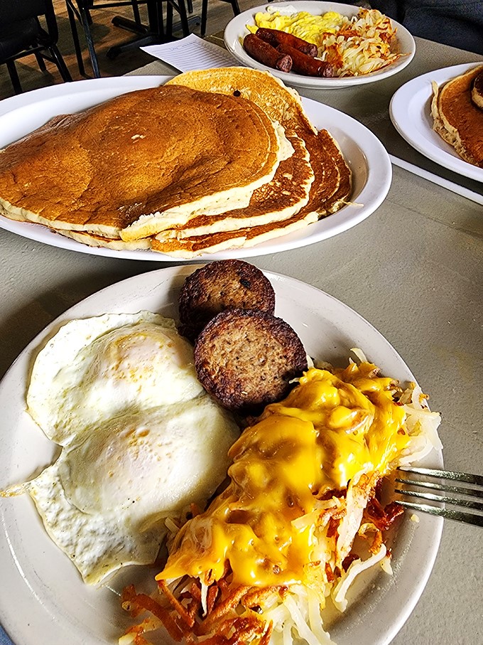 Breakfast of champions? More like breakfast of small-town mayors, high school football coaches, and anyone who appreciates eggs with personality.