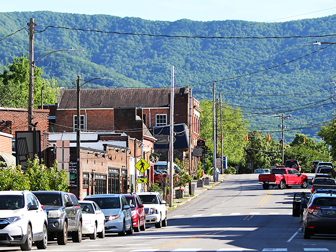 The mountains don't just frame Black Mountain&mdash;they define it, creating a backdrop so stunning it makes ordinary street scenes look like magazine covers.