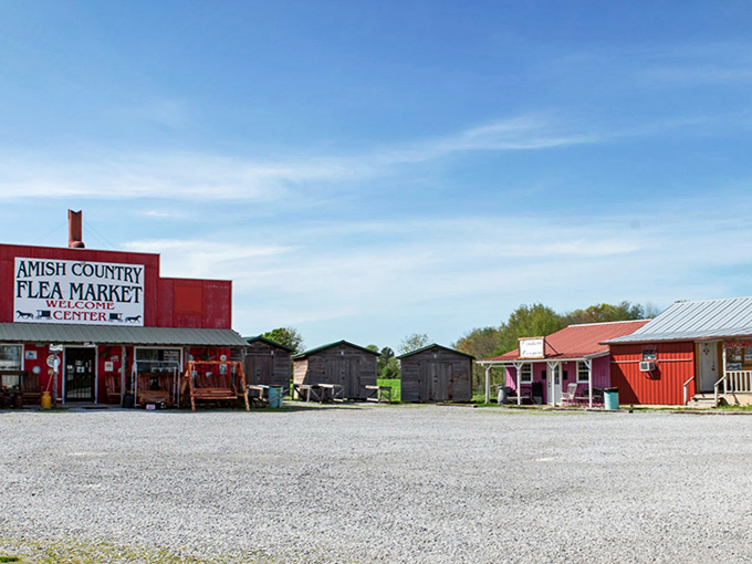The Amish Country Flea Market &ndash; where "vintage" isn't a marketing strategy but a genuine description of goods with stories to tell.