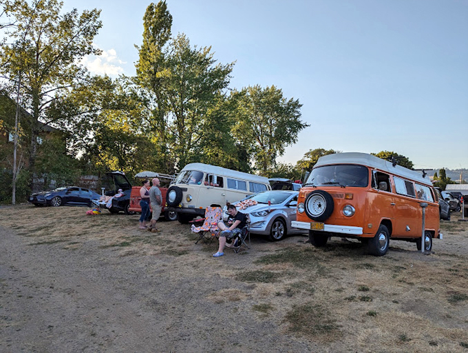 VW vans and vintage vibes&mdash;these moviegoers know the coolest way to experience cinema is with wheels firmly planted in gravel.