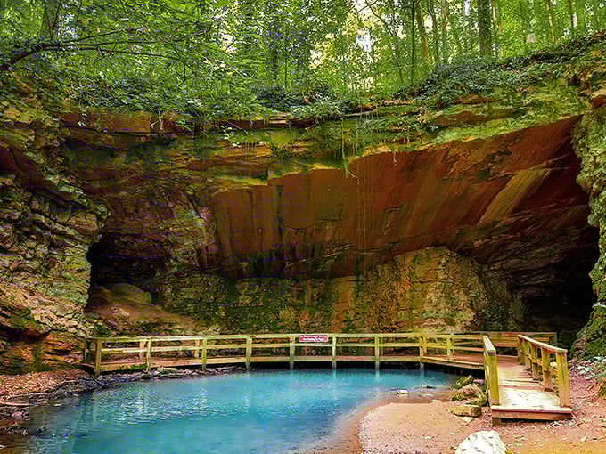 Mother Nature's grand cathedral. The marble mine's dramatic walls create an acoustical wonder &ndash; speak softly and hear your voice echo across millennia.