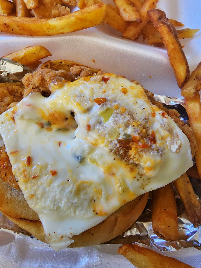 Cheese melting over perfectly fried fish on a toasted bun&mdash;this is what happens when sandwich dreams come true.