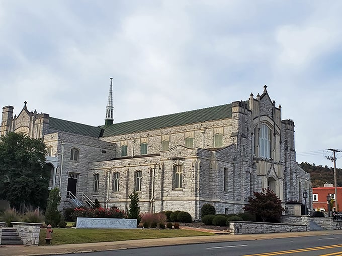 This magnificent stone church reminds visitors that Hot Springs' community spirit extends beyond its thermal waters—spiritual nourishment comes at equally reasonable rates.
