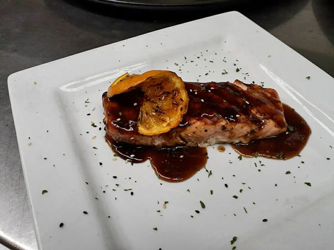 Not all heroes wear capes&mdash;some come glazed with a citrus reduction. This perfectly seared fish proves Lineberger's isn't just about the beef.