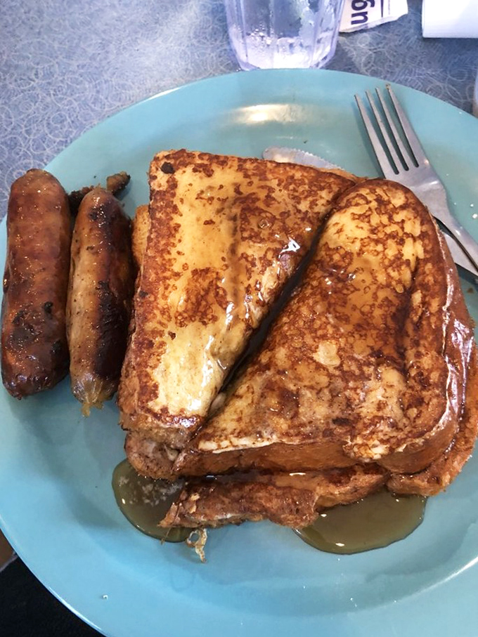 French toast that's achieved the perfect golden-brown exterior while maintaining that custardy interior&mdash;a breakfast balancing act worthy of Olympic status.