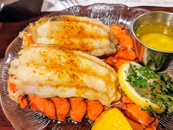 Ocean-to-table doesn't get more straightforward than these lobster tails—sweet, succulent, and ready for their butter bath.