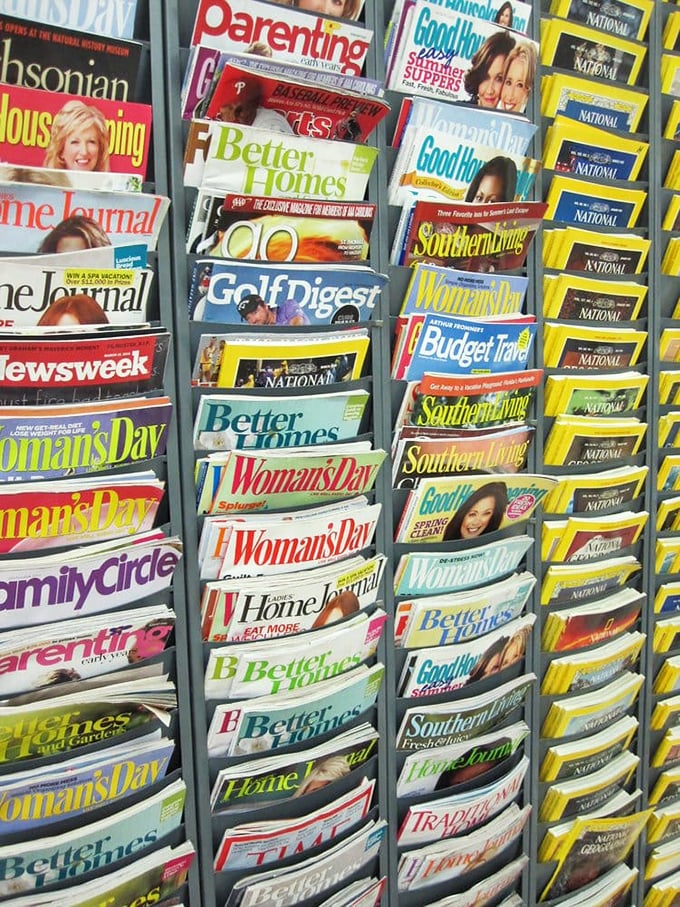 Magazine nostalgia heaven! Remember when we got our information from glossy pages instead of glowing screens?