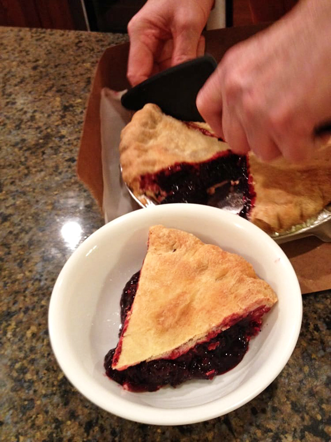 Pie that's worth the drive from anywhere in Oregon. Each slice tells the story of summer berries captured at their peak moment.