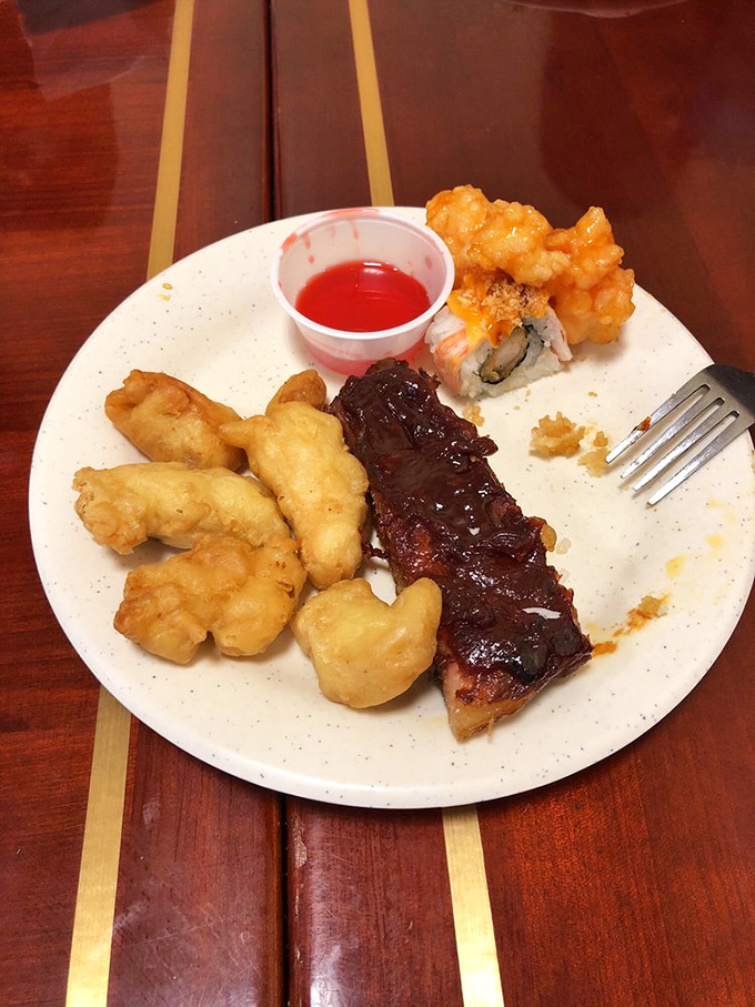 A buffet spread that makes you wish you'd worn your stretchy pants. The steam rising from each tray carries whispers of "take me home."