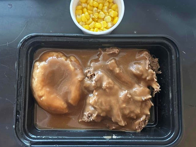 Comfort food that speaks directly to your soul. This hot beef sandwich drowning in rich gravy is what midwestern dreams are made of.