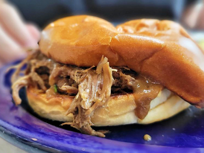 The pot roast sandwich&mdash;proof that the best ideas often come between two pieces of bread. Comfort food that graduated with honors.