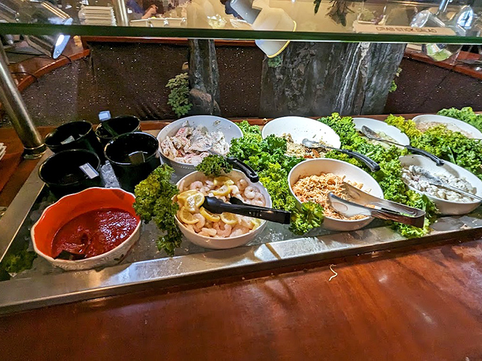 The salad bar's secret weapon: these vibrant, fresh toppings transform "eating your vegetables" from chore to celebration. Your mother would be so proud.