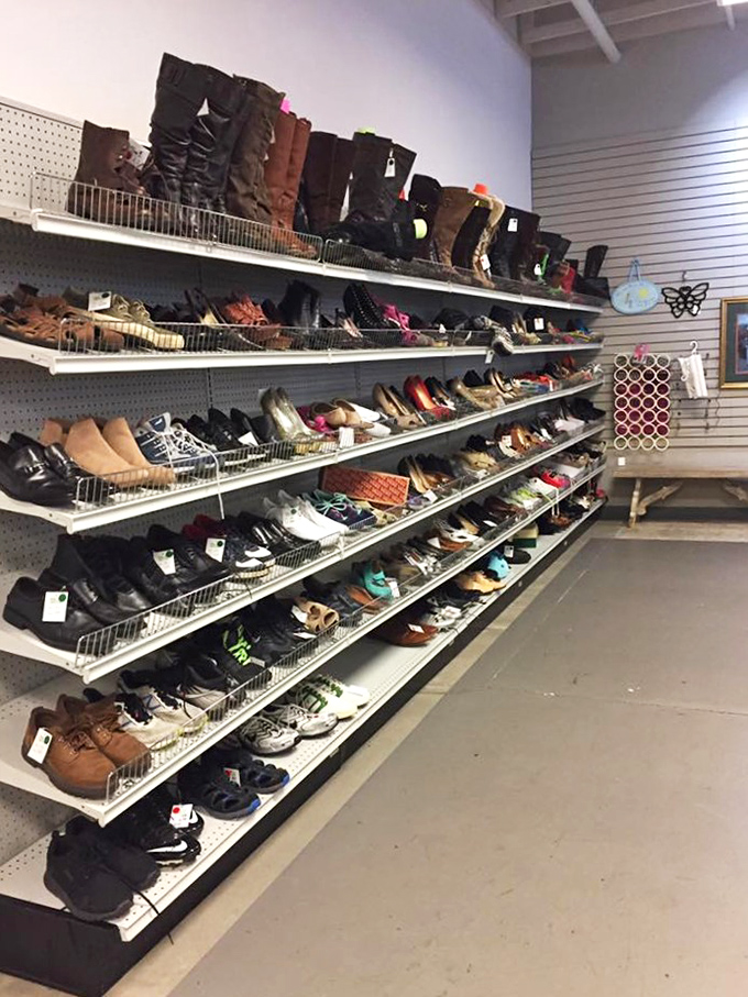 Shoe paradise! From practical flats to statement boots, this footwear collection could rival Imelda Marcos's closet&mdash;minus the scandalous price tags.