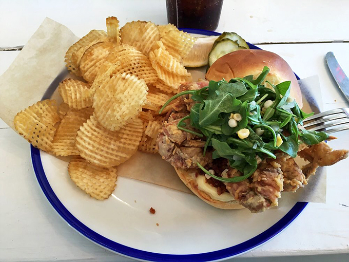 Potato chips and soft shell crab &ndash; a Delaware power couple more satisfying than when Springsteen and Mellencamp finally toured together.