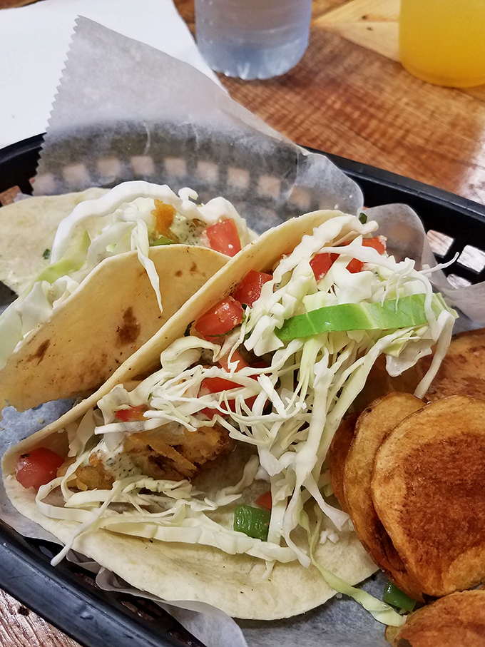 These aren't your ordinary tacos&mdash;they're a crispy, fresh-topped revelation that proves Twilley's isn't just a one-trick pony.