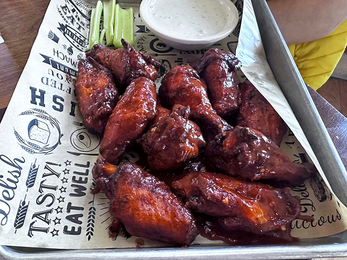 These wings aren't just glazed&mdash;they're dressed for the most important flavor party of their lives, with a sauce that demands to be the center of attention.