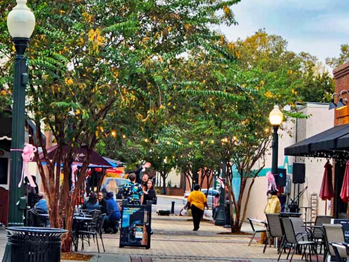 Aiken's historic downtown exudes Southern charm with tree-lined streets where your Social Security check buys more than just basic necessities.